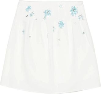 Shushu/Tong Shushu/Tong, Femme, Jupes, Blanc, Taille: 36 FR Short Skirts