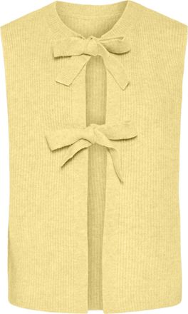 Pieces Pcsilly Sl Rev Tie Vest Knit Noos Bc