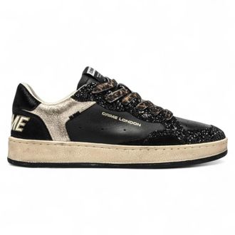 Crime London Homme, Chaussures, Noir, Taille: 36 EU Chelsea Gold Touch Baskets