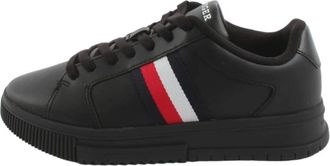 Tommy Hilfiger Homme, Chaussures, Noir, Taille: 40 EU Supercup Baskets