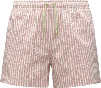 K-Way Homme, Shorts, Rose, Taille: 2XL Hazel Multistripes Beach Boxer