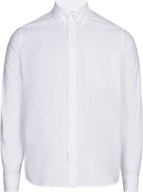 Nn.07 Chemise en coton m&eacute;lang&eacute;