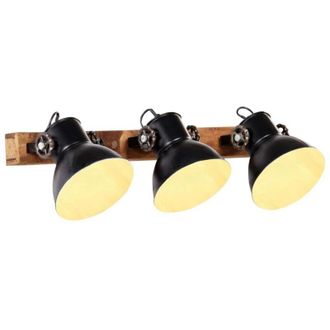 vidaXL Lampe murale industrielle Noir 65x25 cm E27 vidaXL