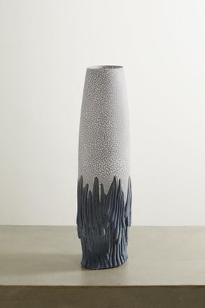 L'OBJET Vase En Fa&iuml;ence Mojave Medium X Haas Brothers - Bleu