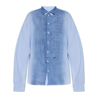 Dsquared2 Leinenhemd - - Shirts - Herren - Blau - M