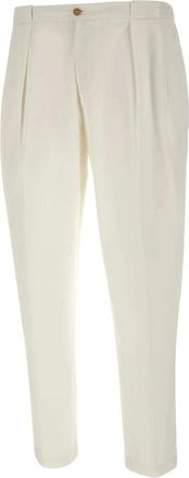 BRIGLIA 1949 Homme, Pantalons, Blanc, Taille: L Portobello Pantalons