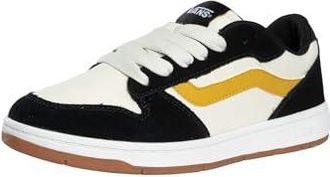 Vans Homme Baskets &Agrave; Lacets Ryland Check, Black/White, 44.5 EU