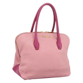 Miu Miu Sac cabas Pre-owned - Femme - Pre-owned - Rose - Taille: ONE Size