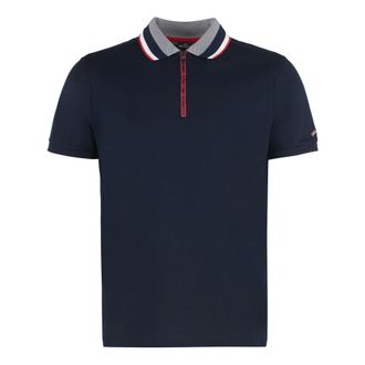 Paul & Shark Homme, Tops, Bleu, Taille: 2XL Polo en Piqué de Coton