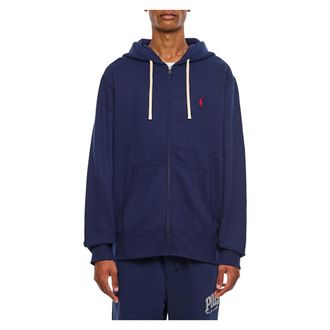 Polo Ralph Lauren Homme, Sweatshirts et sweats &agrave; capuche, Bleu, Taille: XL SweaT-shirt &agrave; capuche zipp&eacute; en polaire