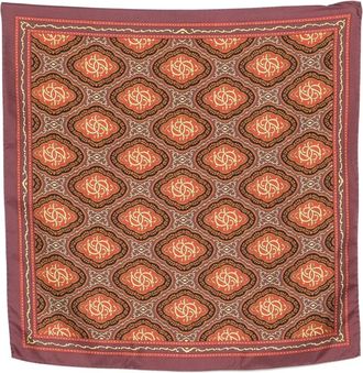 Drôle de Monsieur Le Foulard Médallion Schal mit Muster - Violett