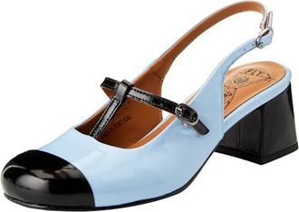 FLY London Femme Soln083fly Chaussures, Noir, Bleu Ciel, 36 EU