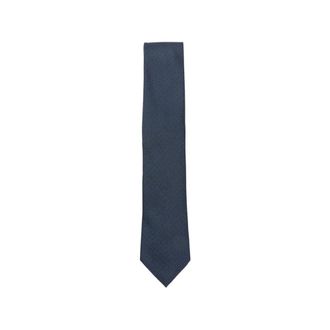 Ermenegildo Zegna Homme, Accessoires, Bleu, Taille: ONE Size Cravate en soie