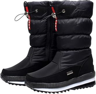 Generic Bottes de neige dhiver pour femmes, bottines mi-mollet pour ext&eacute;rieur,Bottes de neige imperm&eacute;ables dext&eacute;rieur - Bottes de neige imperm&eacute;ables pour femm