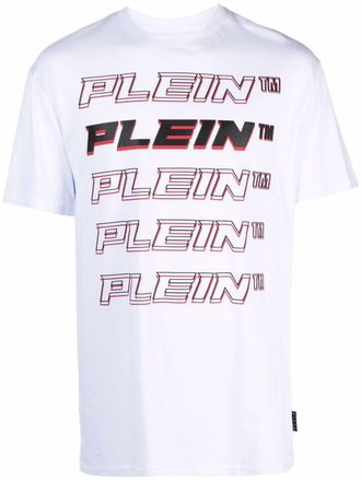 Philipp Plein t-shirt &agrave; logo Plein - Blanc
