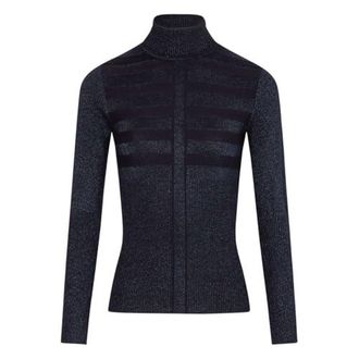 Morgan Pull COL Roule Fine JAUGE avec Lurex