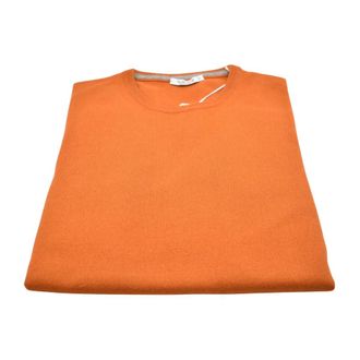 KANGRA Girocollo Basico Rasato Calato - - Knitwear - Herren - Orange - 3XL