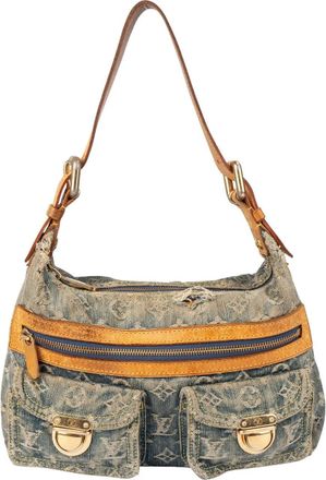 Louis Vuitton Crossbody Bags - Louis Vuitton Denim Monogram Baggy PM Crossbody Ba - Gr. unisize - in Bunt - f&uuml;r Damen