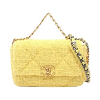 Chanel Pre-owned Vintage Schultertasche - - Pre-owned - Damen - Gelb - ONE SIZE