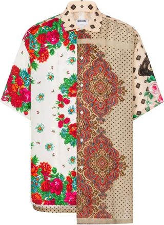 Moschino Homme, Chemises, Multicolore, Taille: L Short Sleeve Chemises