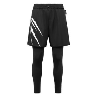 Plein Sport Leggings - - Sport - Herren - Schwarzk - XS