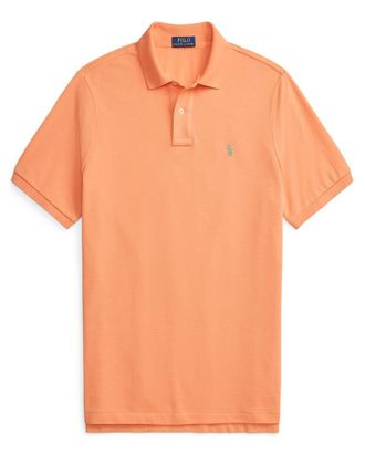 Ralph Lauren Piqu&eacute;-Poloshirt aus Baumwolle mit Logo-Stickerei, Slim Fit in