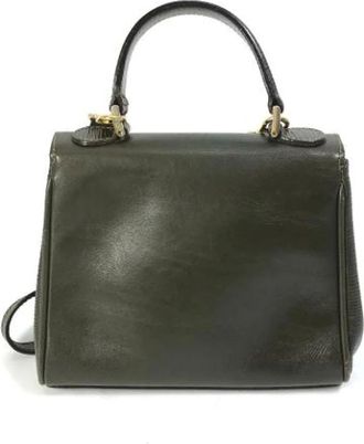 Fendi Pre-owned Cuir sacs-fendi - Femme - Pre-owned - Vert - Taille: ONE Size