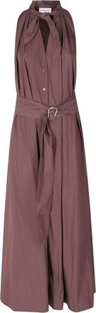 Isabelle Blanche Femme, Robes, Brun, Taille: 36 FR Knot Dress