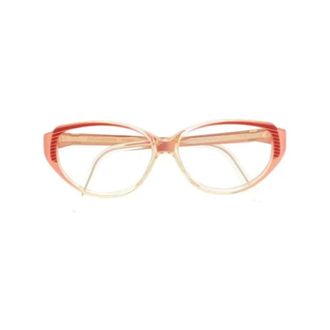 Saint Laurent Pre-owned Acetat sonnenbrillen - - Pre-owned - Damen - Orange - ONE SIZE