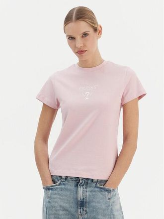 Guess T-Shirt V4YI21 KCDH1 Rosa Regular Fit
