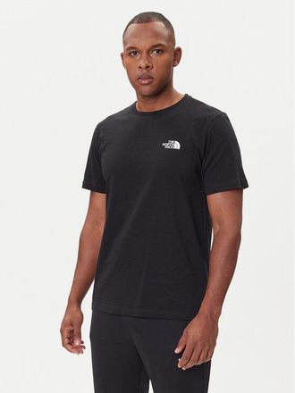 The North Face T-Shirt Half Dome Photo NF0A8EE9 Schwarz Regular Fit