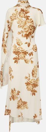 Magda Butrym Bedrucktes Midikleid