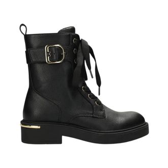 Mexx Femme, Chaussures, Noir, Taille: 36 EU Bottes &agrave; lacets avec boucle