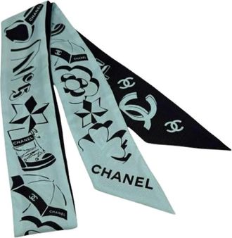 Chanel Foulard Vintage Pre-owned - Femme - Pre-owned - Multicolore - Taille: ONE Size