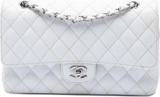 Chanel Sac bandouli&egrave;re Classic Flap Pre-owned - Femme - Pre-owned - Blanc - Taille: ONE Size