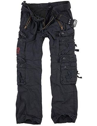 Surplus Royal Traveler Pantalon Homme, Noir Royal, Taille fabricant: L( FR: 46)