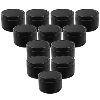 BESPORTBLE 12 St&uuml;ck Wei&szlig;blech Kerzendosen 2oz Robuste Selbstgemacht Kerzengl&auml;ser mit Deckel Vielseitige Aufbewahrungsbeh&auml;lter f&uuml;r Kerzenherstellung Schmuck und K