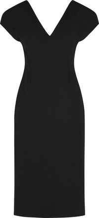 Jil Sander Knielanges Kleid - Schwarz