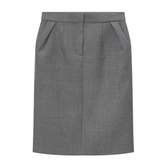 Magda Butrym Femme, Jupes, Gris, Taille: 40 FR Jupe Midi