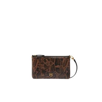 Pinko Flache horizontale Mini-Clutch - - Bags - Damen - Braun - ONE SIZE