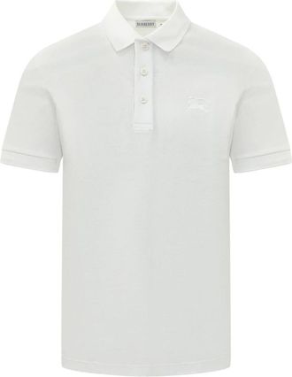 Burberry Homme, Tops, Blanc, Taille: 2XL Eddie EKD Polo