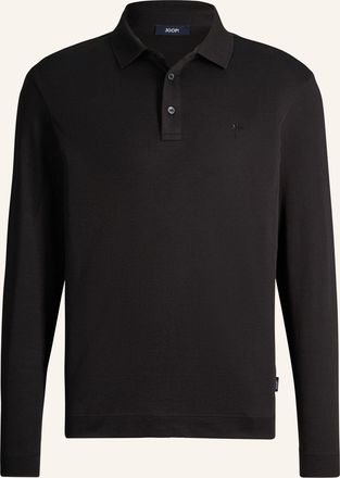 Joop Langarm-Poloshirt Modern Fit schwarz