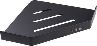 BESPORTBLE Eck Wandregal aus Edelstahl Bohrfreie Montage Hohler Duschkorb Zur Platzsparenden Badezimmer und Küchenaufbewahrung