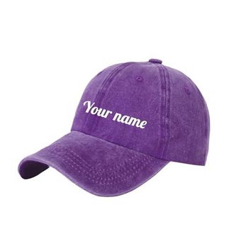 Generic Baseball personnalise, Papa r&eacute;glable Vintage Unisexe Casquette de Baseball, &agrave; Sangle r&eacute;glable Cadeau Homme Papa Papy Cadeau Anniversaire(Purple)