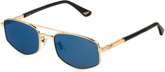 Police Homme, Accessoires, Jaune, Taille: 55 MM New Crossroads 3 Lunettes de soleil