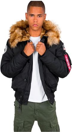 Alpha Industries Alpha Industries Herren Polar Jacket SV Winterjacke Jacke, Schwarz (Black 03), Large