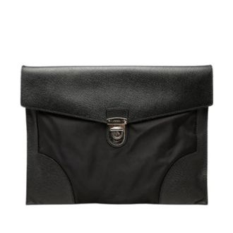 Prada Pre-owned Nylon Clutch - - Pre-owned - Damen - Schwarzk - ONE SIZE