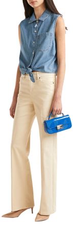 Benetton Damen Pantalone 49fwde01s Jeans, beige, 27