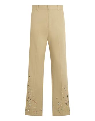 Philipp Plein Loose Fit Trousers Painted Painted