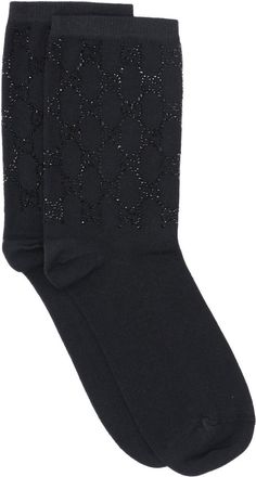 Gucci Gg Supreme Glitter Socks